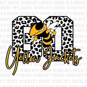 Yellow Jackets | School Spirit | Mascot | Digital File | PNG - Etsy