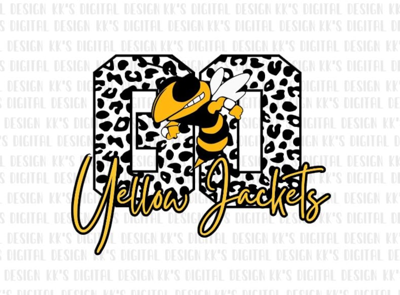 Yellow Jackets | School Spirit | Football | Mascot | Digital File | PNG ...