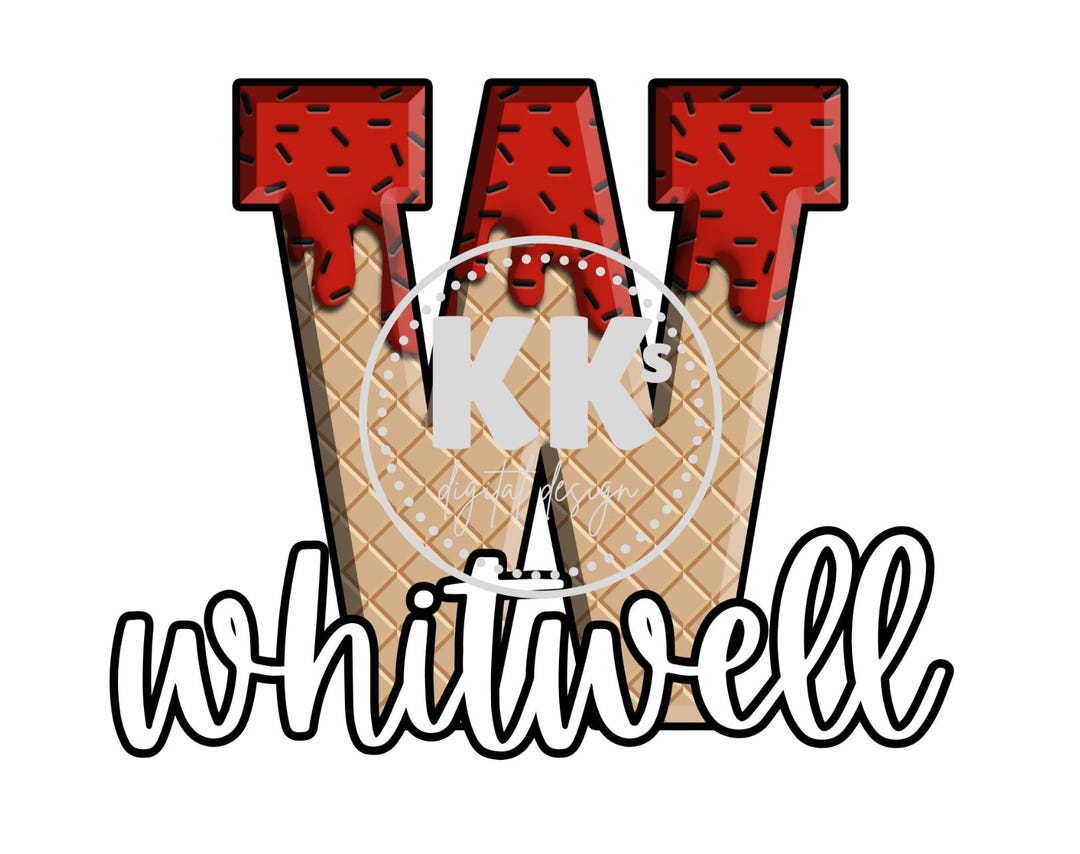 Whitwell | Tigers | Ice Cream Drip | Mascot | Digital File | PNG - Etsy