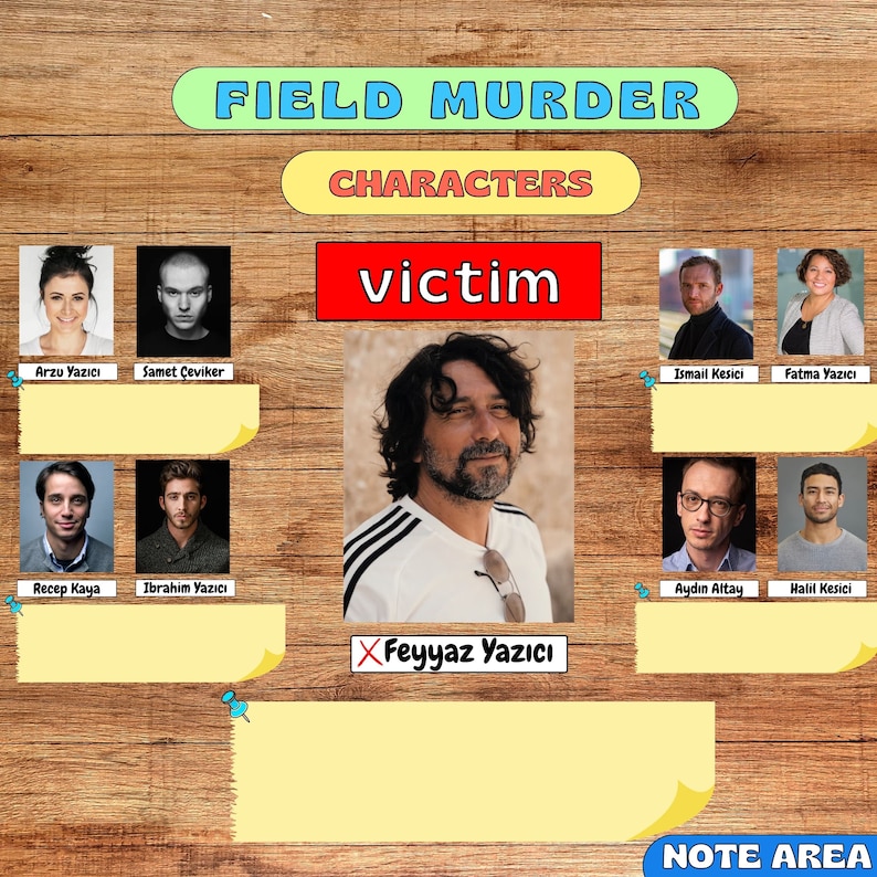 Printable Murder Mystery Game –case 5: Field Case | Unsolved Cold Case ...