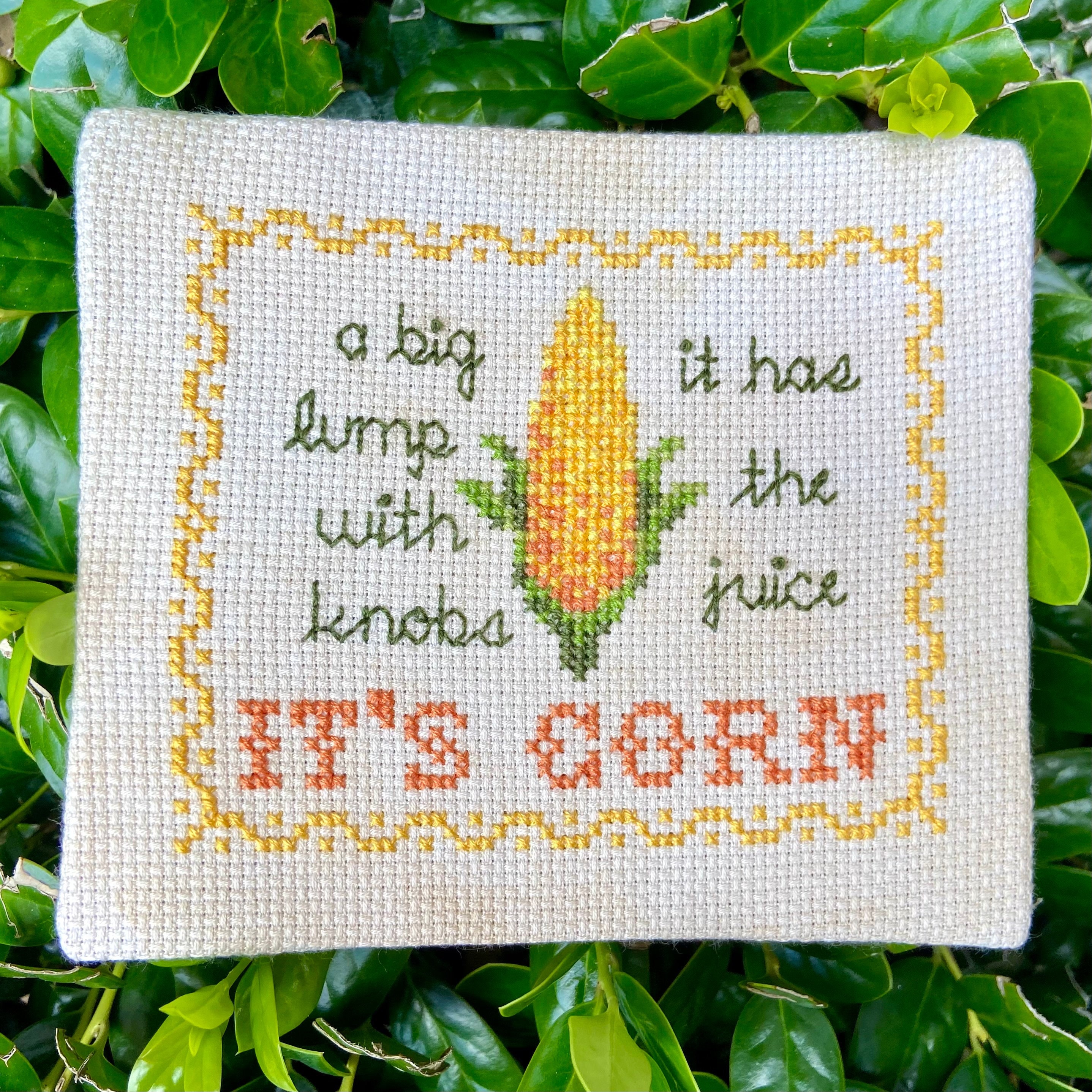 It's Corn!! Cross Stitch Pattern - Etsy