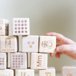 Catholic ABC Alphabet Blocks - Etsy
