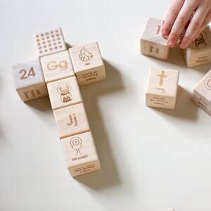 Catholic ABC Alphabet Blocks - Etsy