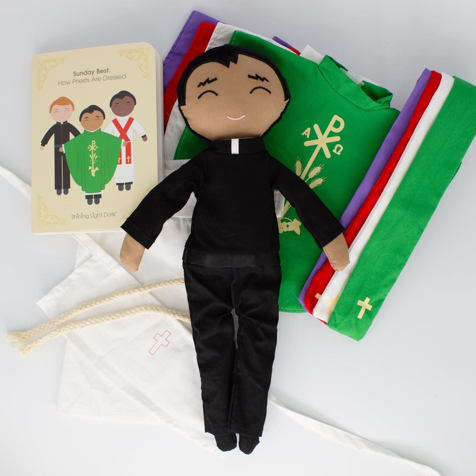 Father Mark Catholic Priest Rag Doll 14 Piece Set - Etsy
