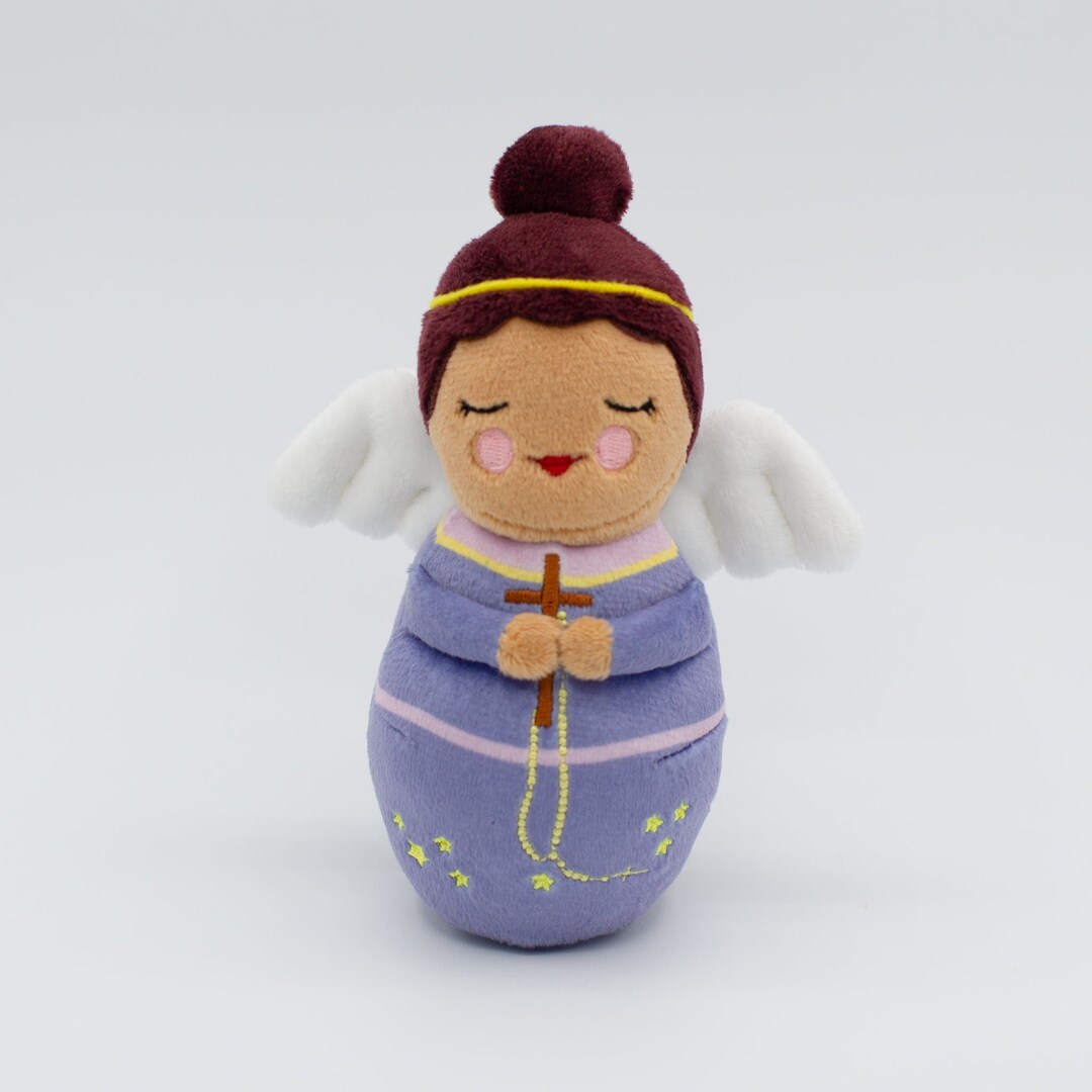 Mini Purple Guardian Angel Plush Doll - Etsy