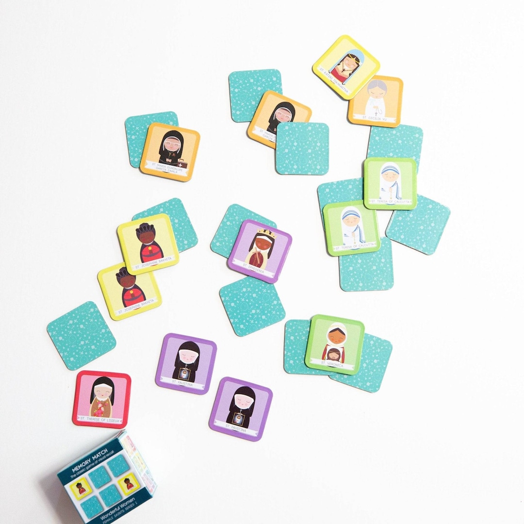 Memory Match Game- Wonderful Women Series 1 - Etsy