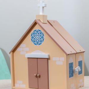 Wooden Catholic Church Playset - Etsy