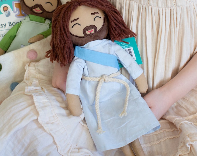 Large Jesus Plushie, Christian Gift, Cute Jesus, Children, Jesus Plush ...