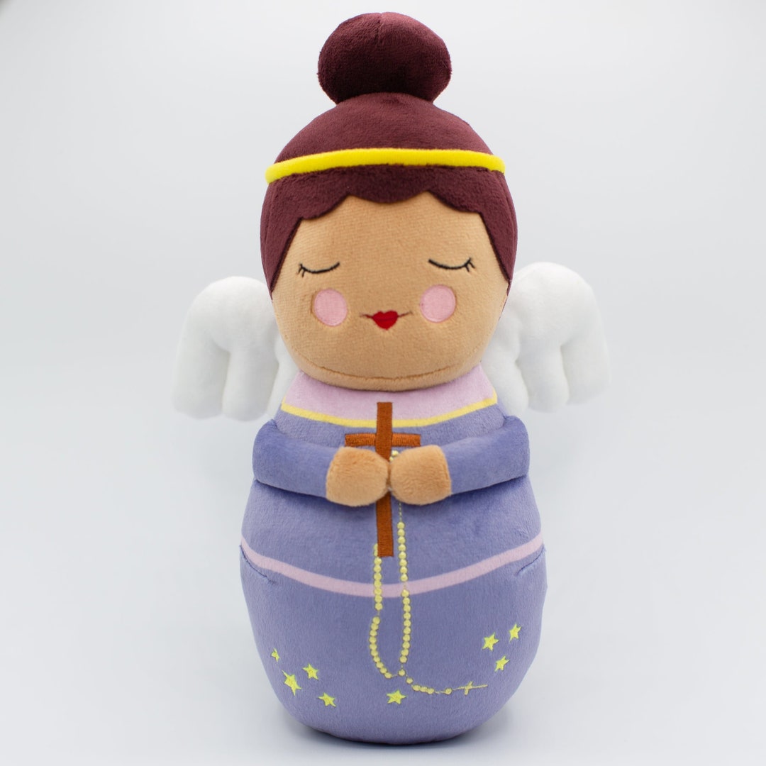 Purple Guardian Angel Plush Doll - Etsy
