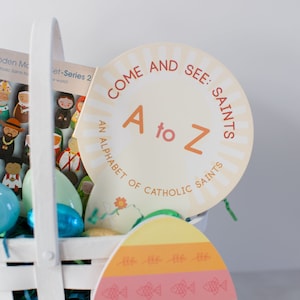 Come and See: Saints A to Z - an Alphabet of Catholic Saints - Shaped ...