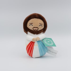 Mini Divine Mercy Jesus Plush Doll - Etsy