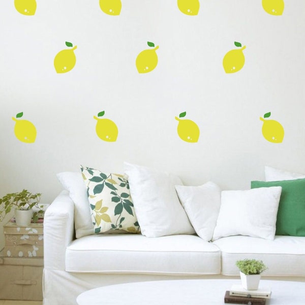 Lemon Wall Decals - Etsy