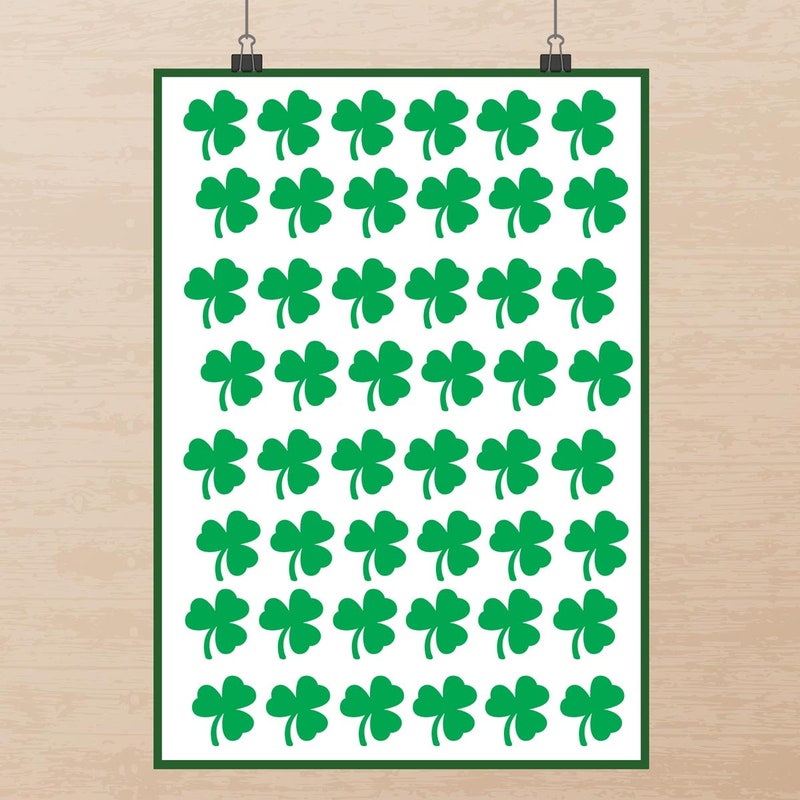 Shamrock Stickers - Etsy