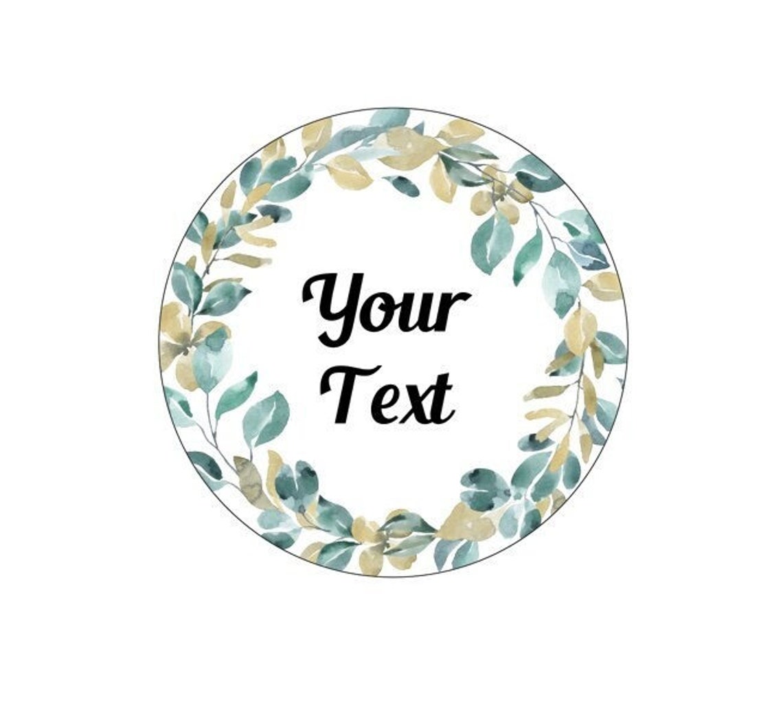 56 Personalized Stickers, Your Text Craft Label/sticker, Personalised ...