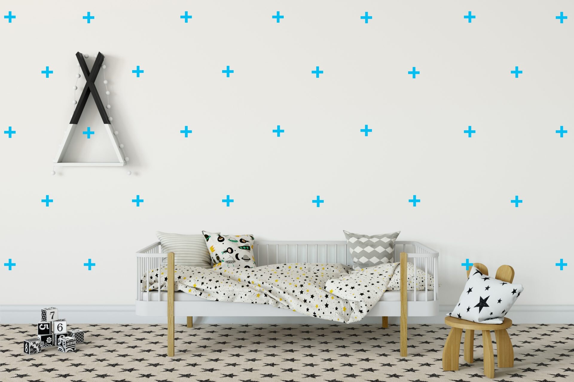 Cross Wall Decals, Plus Sign Wall Decal, Swiss Cross Wall Stickers ...