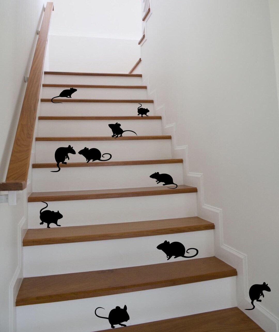 Halloween Rat/mouse Decals, Rats Stickers, Rats Decals, Stairs Tickers ...