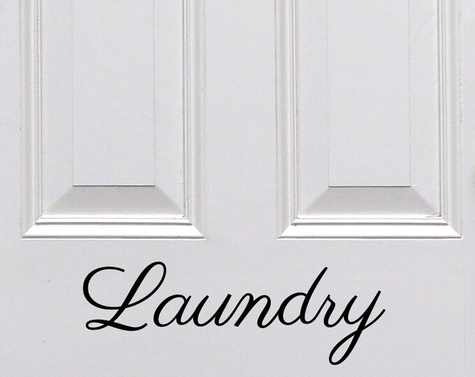 Custom Door Labels Pantry Laundry Welcome Office Personalized Sticker ...