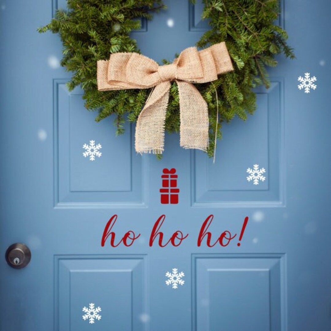 Ho Ho Ho Sticker/decal, Christmas Sticker, Merry Christmas Sticker, Ho ...