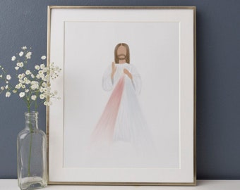 Divine Mercy Image Download - Etsy