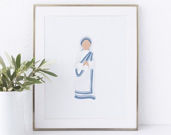 St Teresa Calcutta Art - Etsy