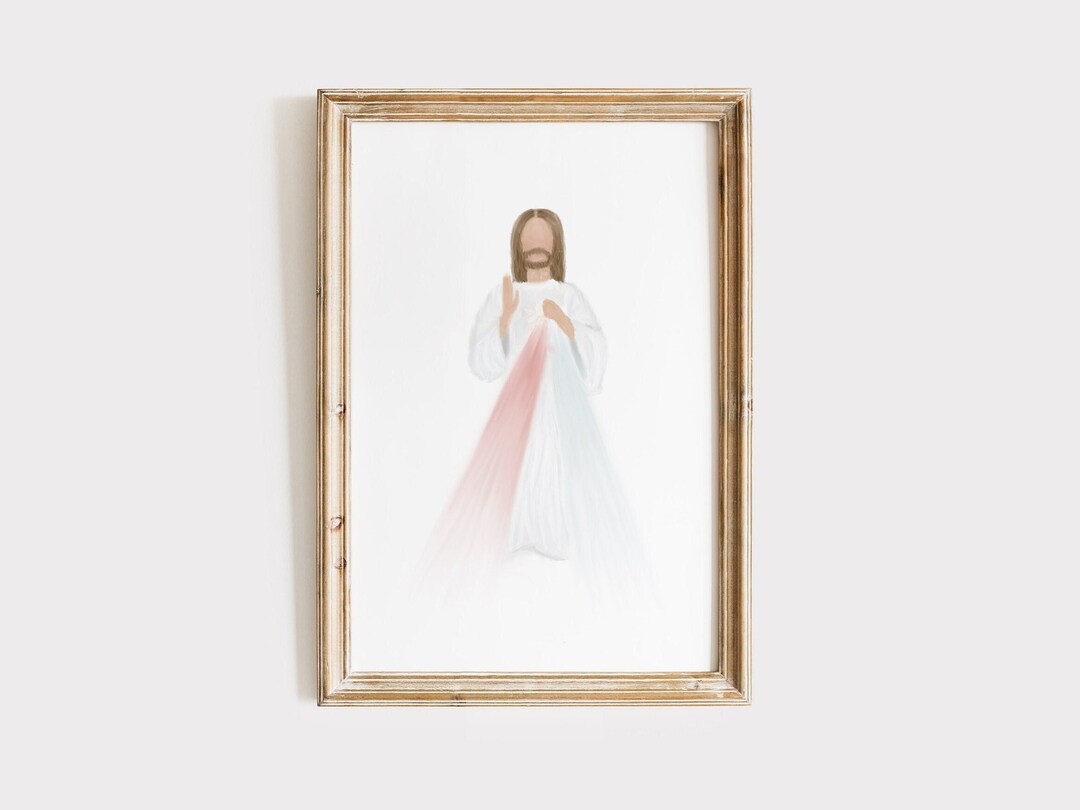 Divine Mercy Print Digital Download Divine Mercy Image - Etsy