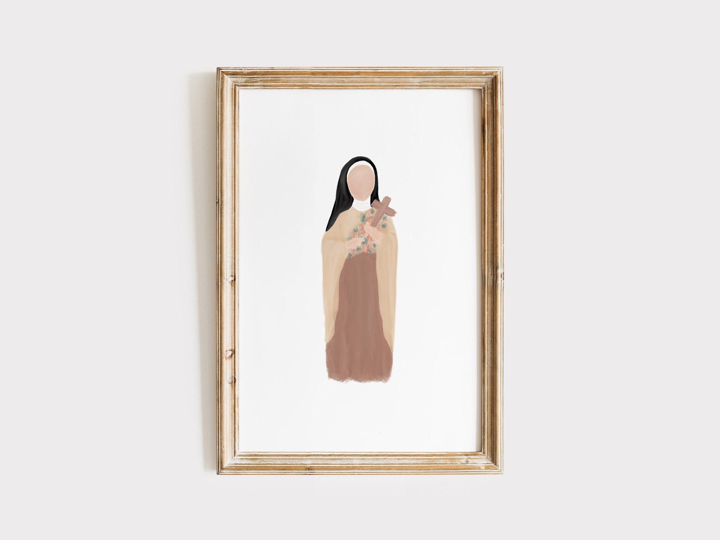 St. Therese of Lisieux Print Digital Download the Little Flower, Saint ...