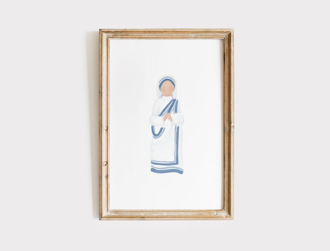 St. Teresa of Calcutta Print Digital Download | Mother Teresa, Saint ...