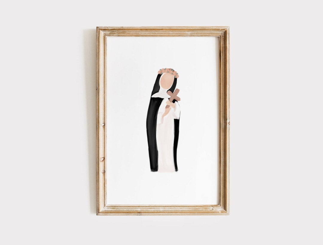 St. Rose of Lima Print Digital Download | Saint Print, Catholic Art ...