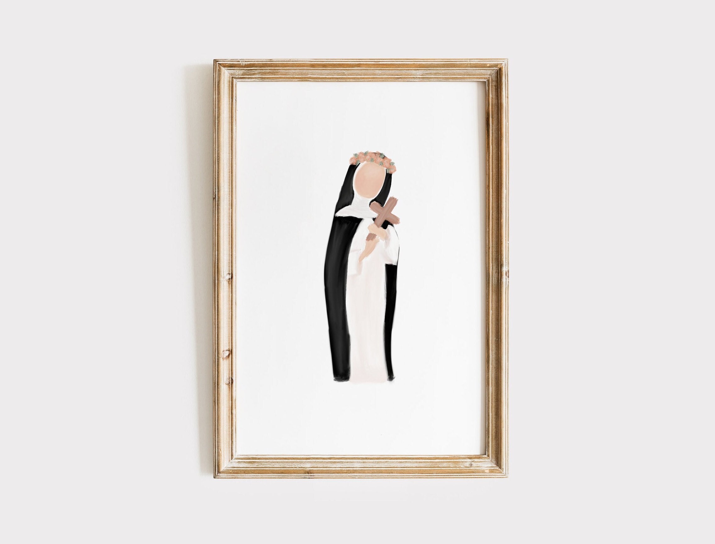 St. Rose of Lima Print Digital Download | Saint Print, Catholic Art ...