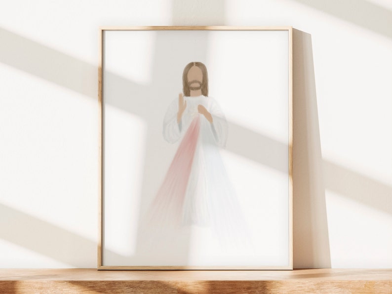 Divine Mercy Print Digital Download Divine Mercy Image - Etsy
