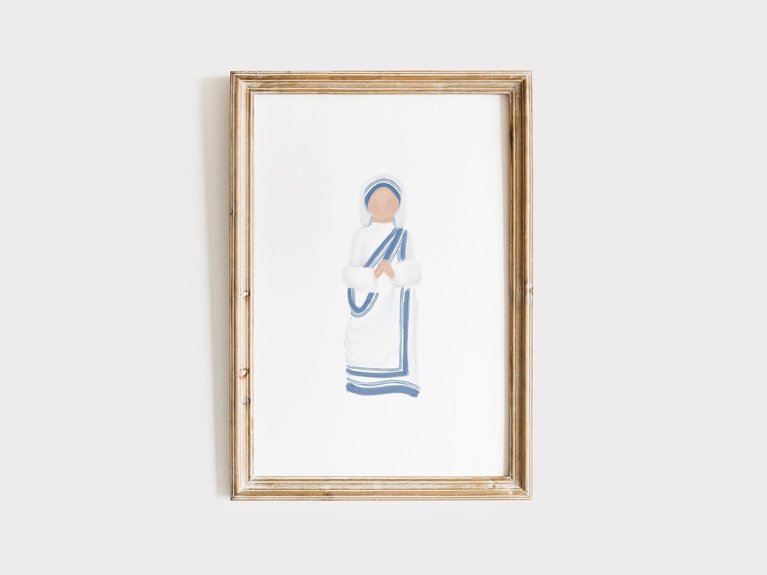 St. Teresa of Calcutta Print Digital Download Mother Teresa, Saint Print, Catholic Art Prints ...