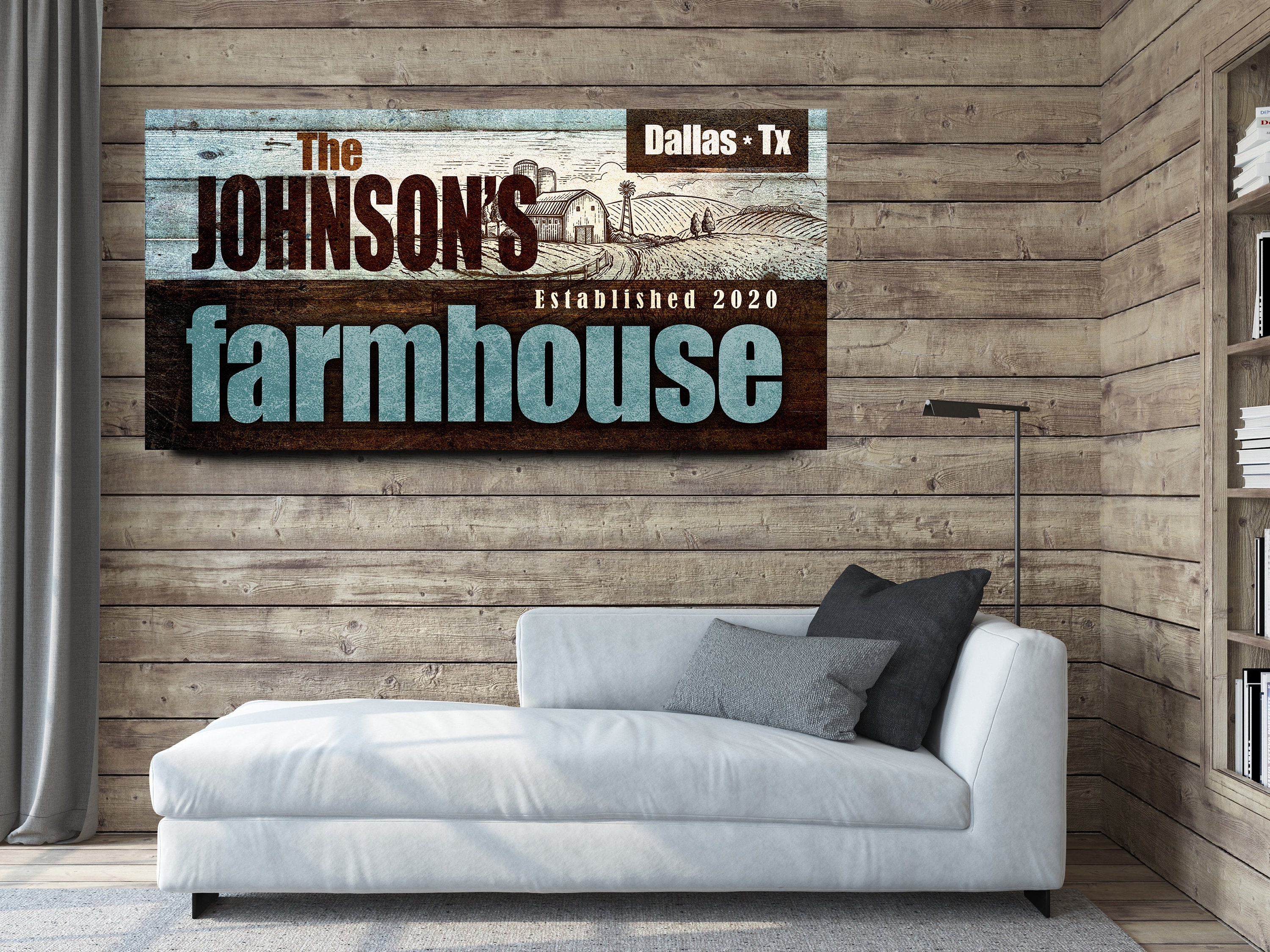 Custom Farmhouse Signs Personalized Décor Authentic Charm - Etsy