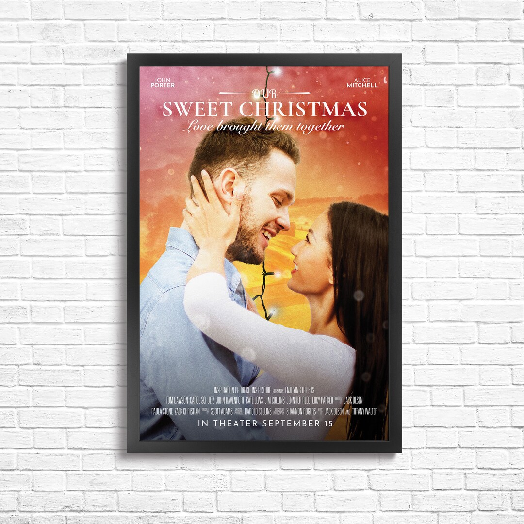 Custom Movie Poster, Personalized Design, Wall Decor for Home or Office, Custom Gift, Photo ...