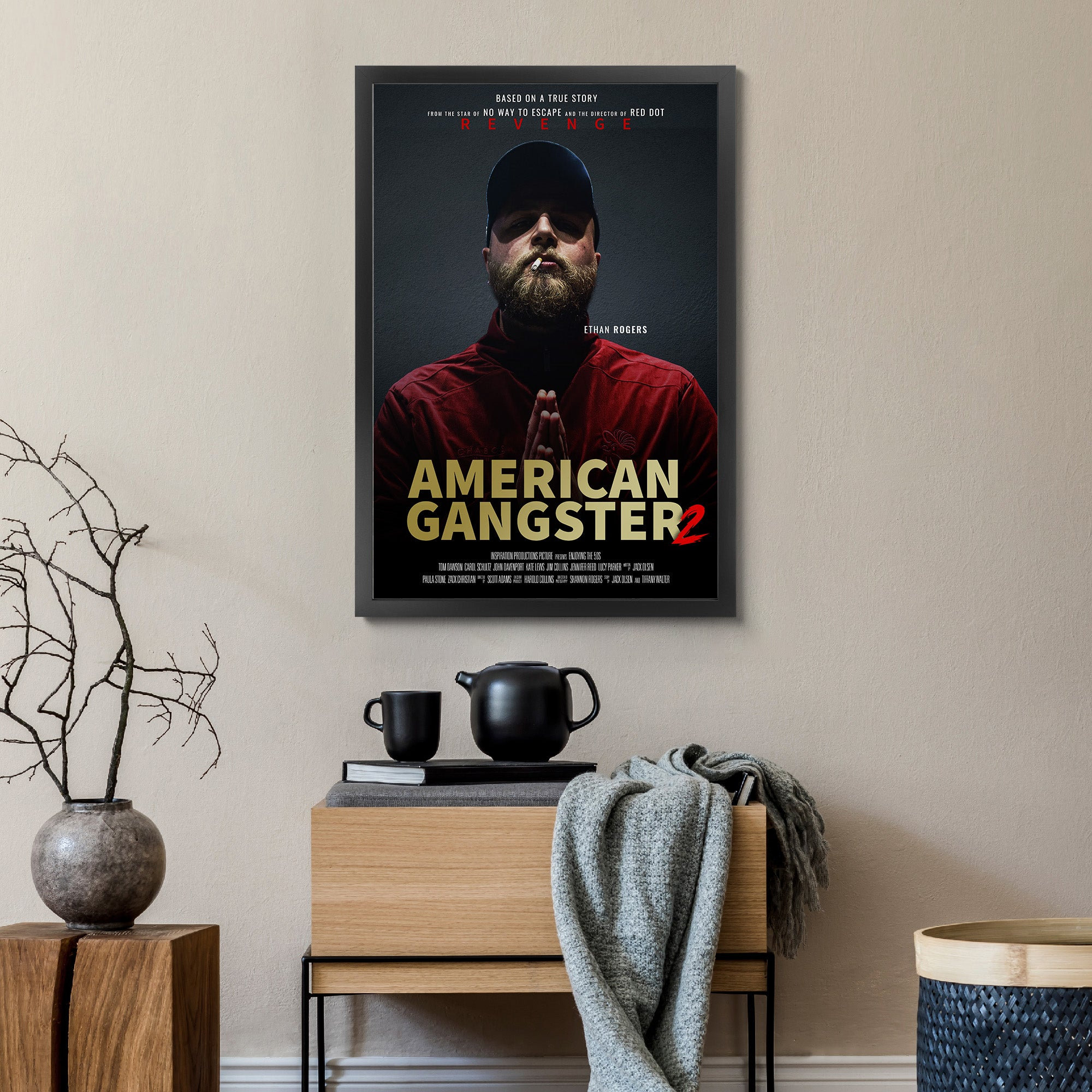 American Gangster Custom Movie Poster Personalized Design - Etsy