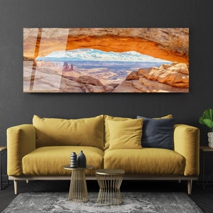 Landscape Tempered Acrylic Glass Wall Décor Art Decoration for Home or ...