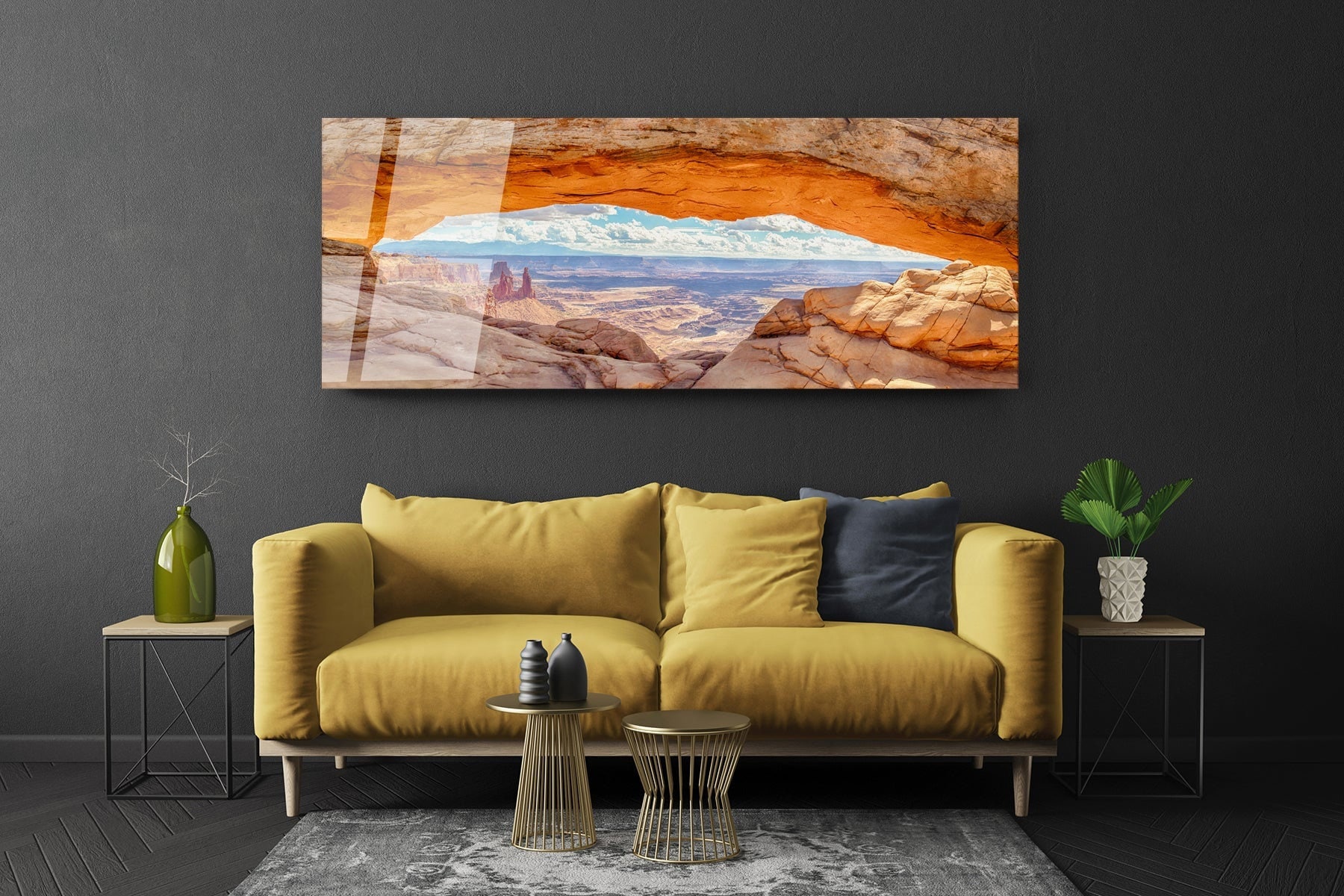 Landscape Tempered Acrylic Glass Wall Décor Art Decoration for Home or ...