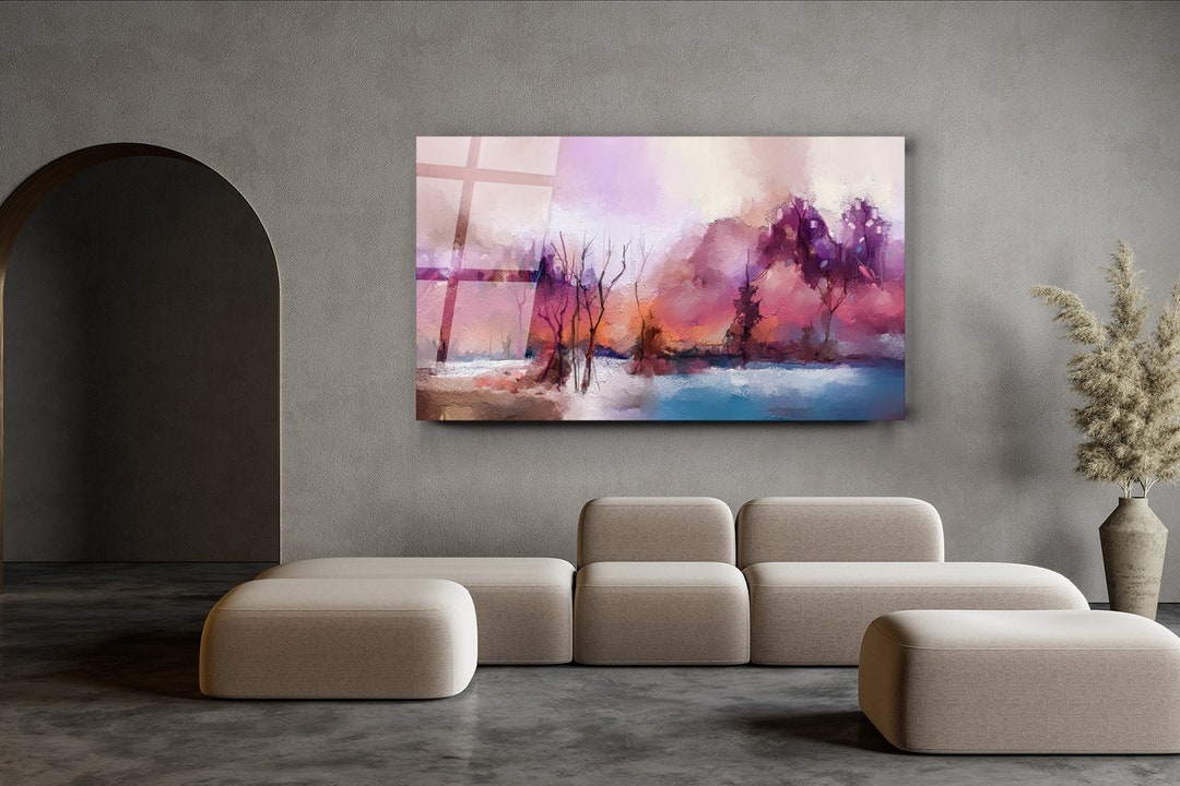 Landscape | Tempered Acrylic Glass Wall Décor | Art Decoration for Home ...