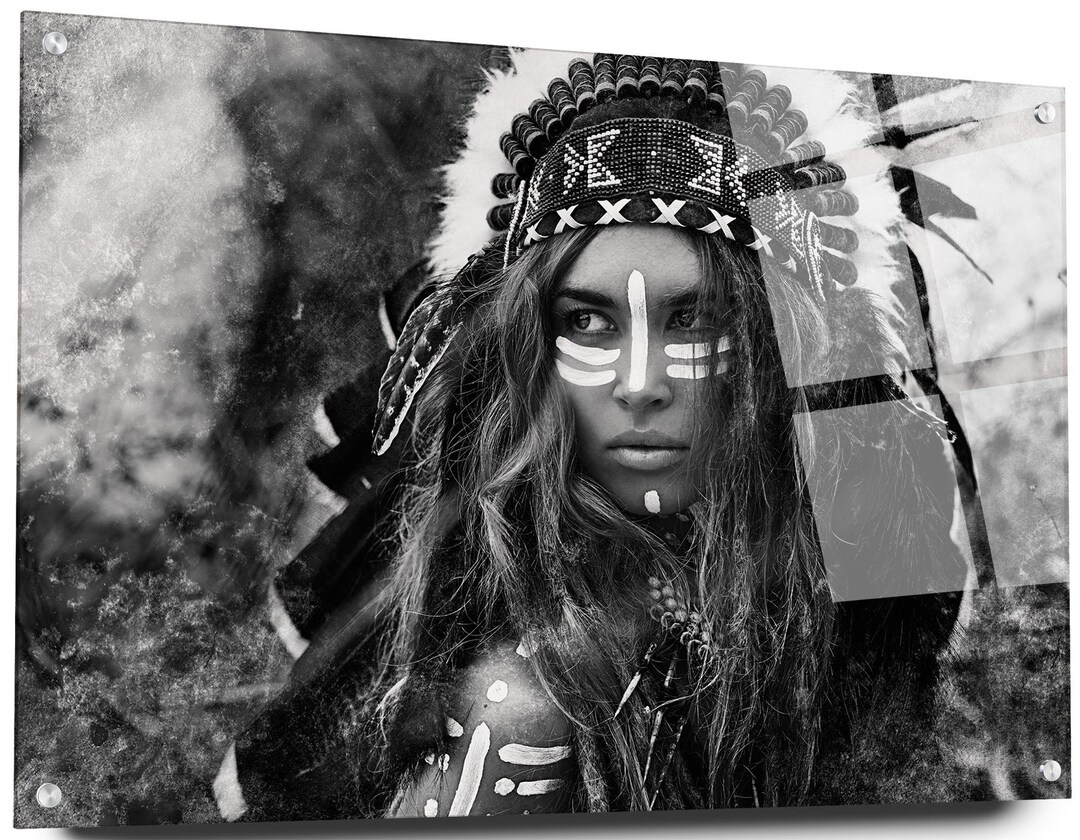 Portrait | Tempered Acrylic Glass Wall Décor | Art Decoration for Home ...