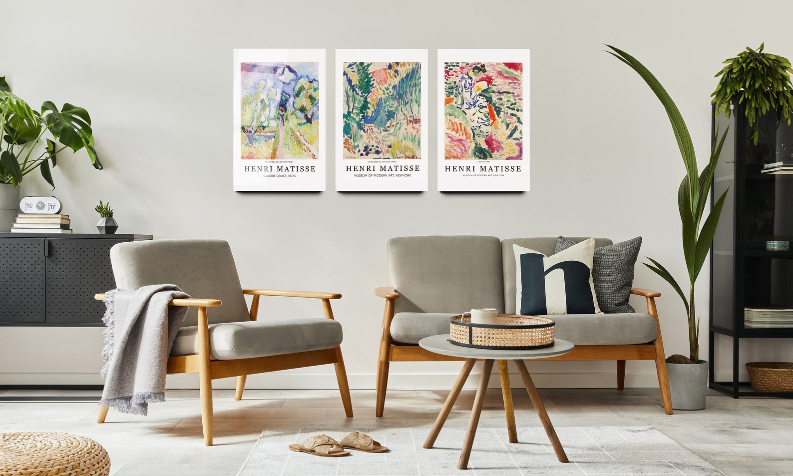 Henri Matisse Set of 3 Panels Tempered Acrylic Glass Wall - Etsy