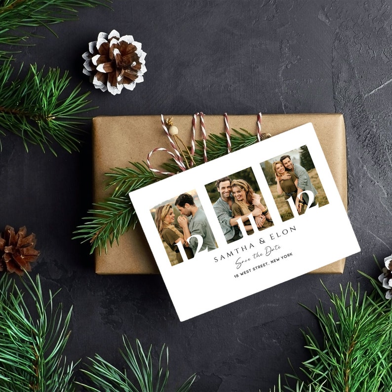 Custom Wedding Invitation on Magnet 5x3 Inch Magnetic Save the Date ...