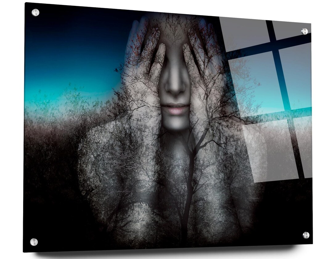 Portrait | Tempered Acrylic Glass Wall Décor | Art Decoration for Home ...