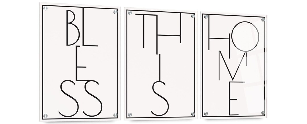 Inspirational | Tempered Acrylic Glass Wall Decor | Art Decoration for ...