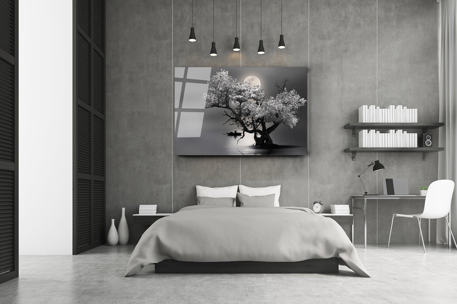 Landscape Tempered Acrylic Glass Wall Décor Art Decoration for Home or ...