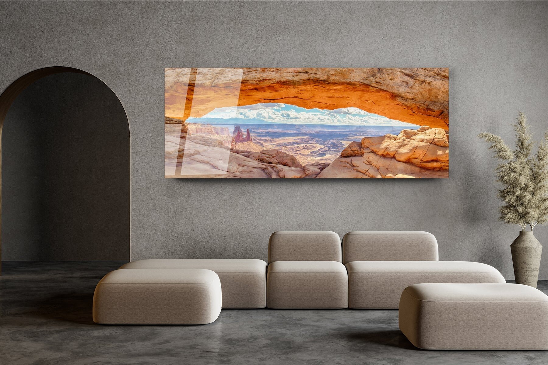 Landscape Tempered Acrylic Glass Wall Décor Art Decoration for Home or ...