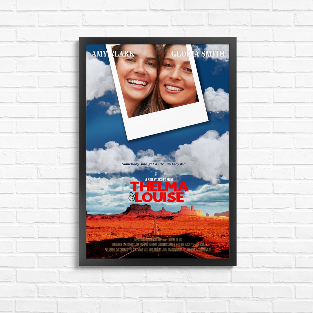 Thelma & Louise Movie Poster, Personalized Design, Wall Decor for Home ...