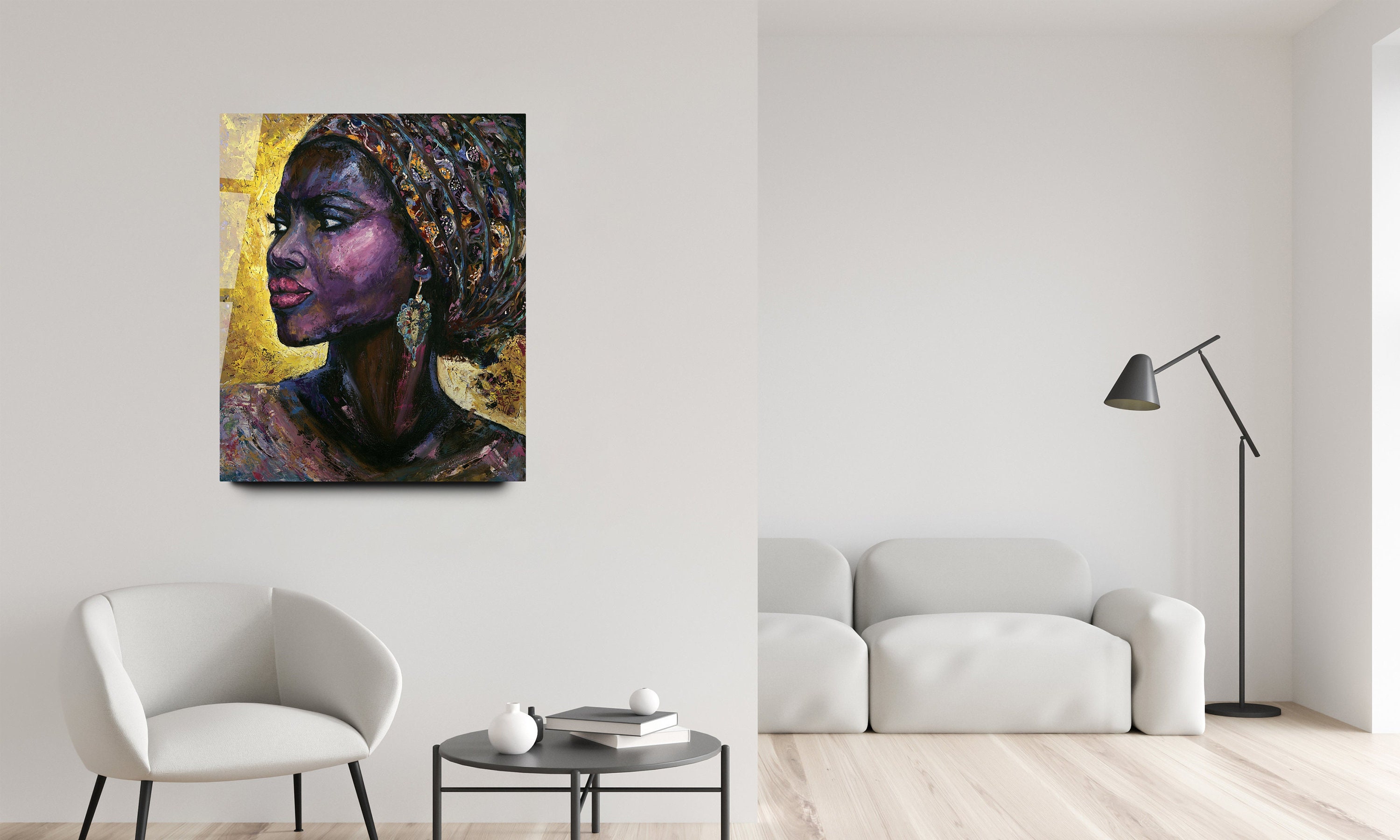 Portrait Tempered Acrylic Glass Wall Décor Art Decoration Etsy