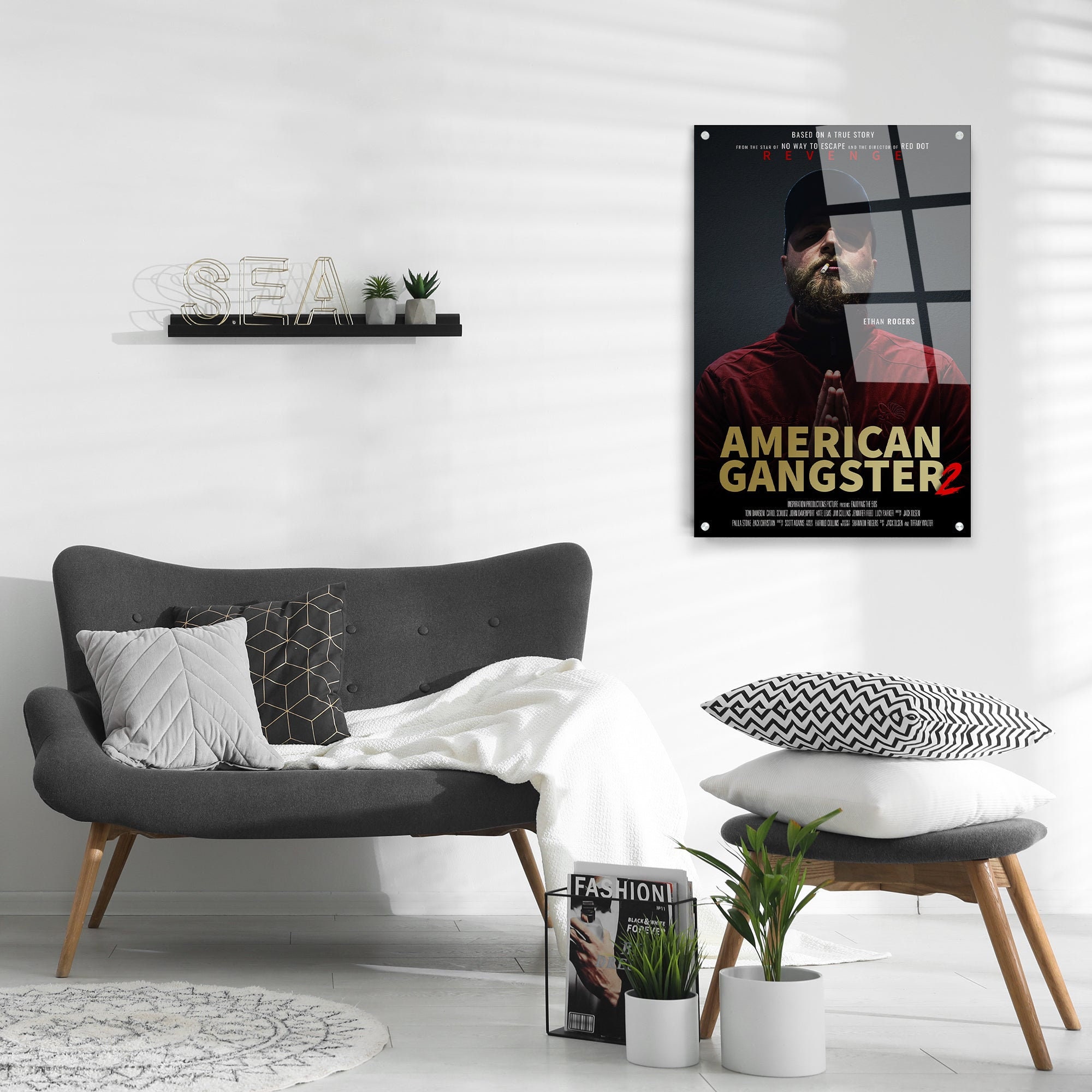 American Gangster Custom Movie Poster, Personalized Design, Wall Decor ...