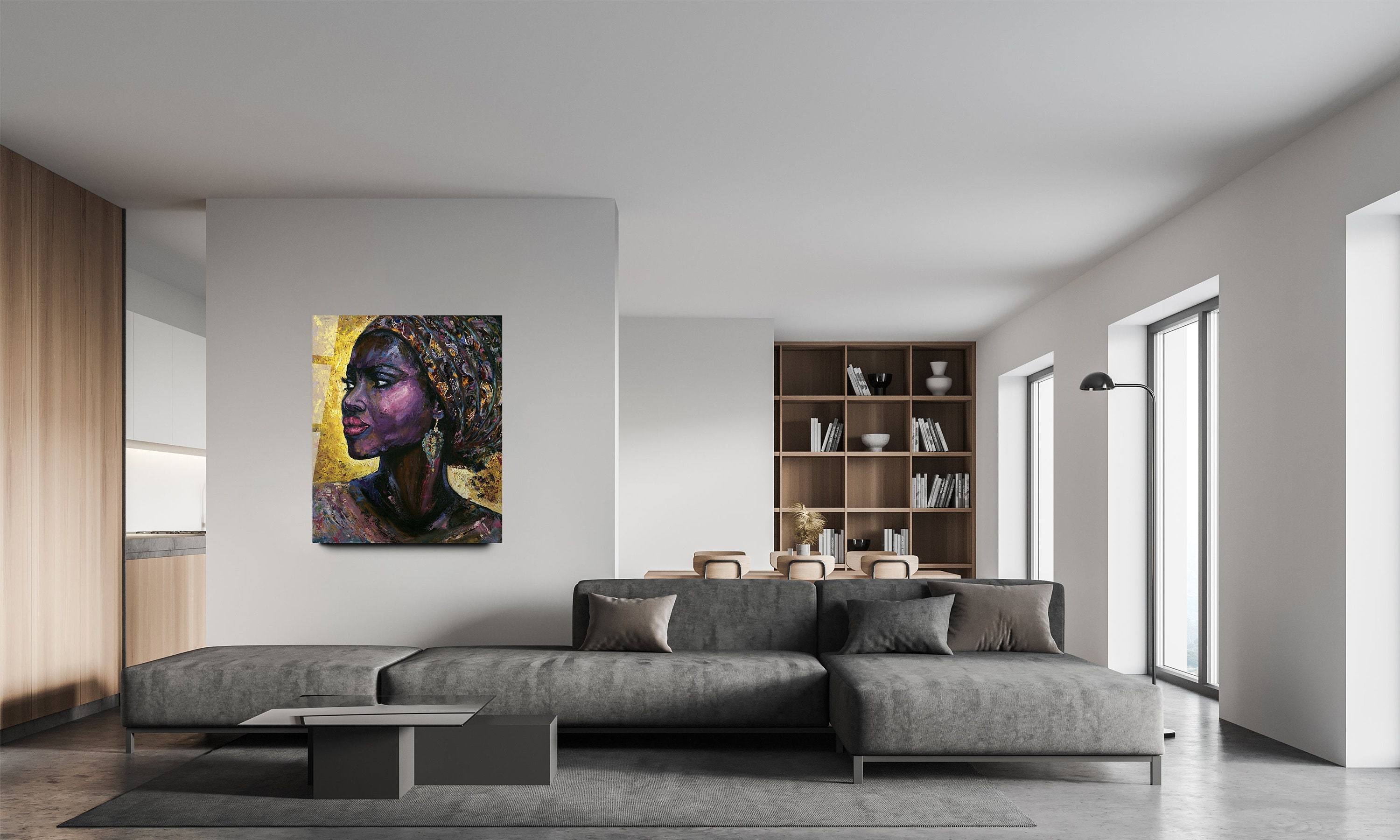 Portrait Tempered Acrylic Glass Wall Décor Art Decoration - Etsy