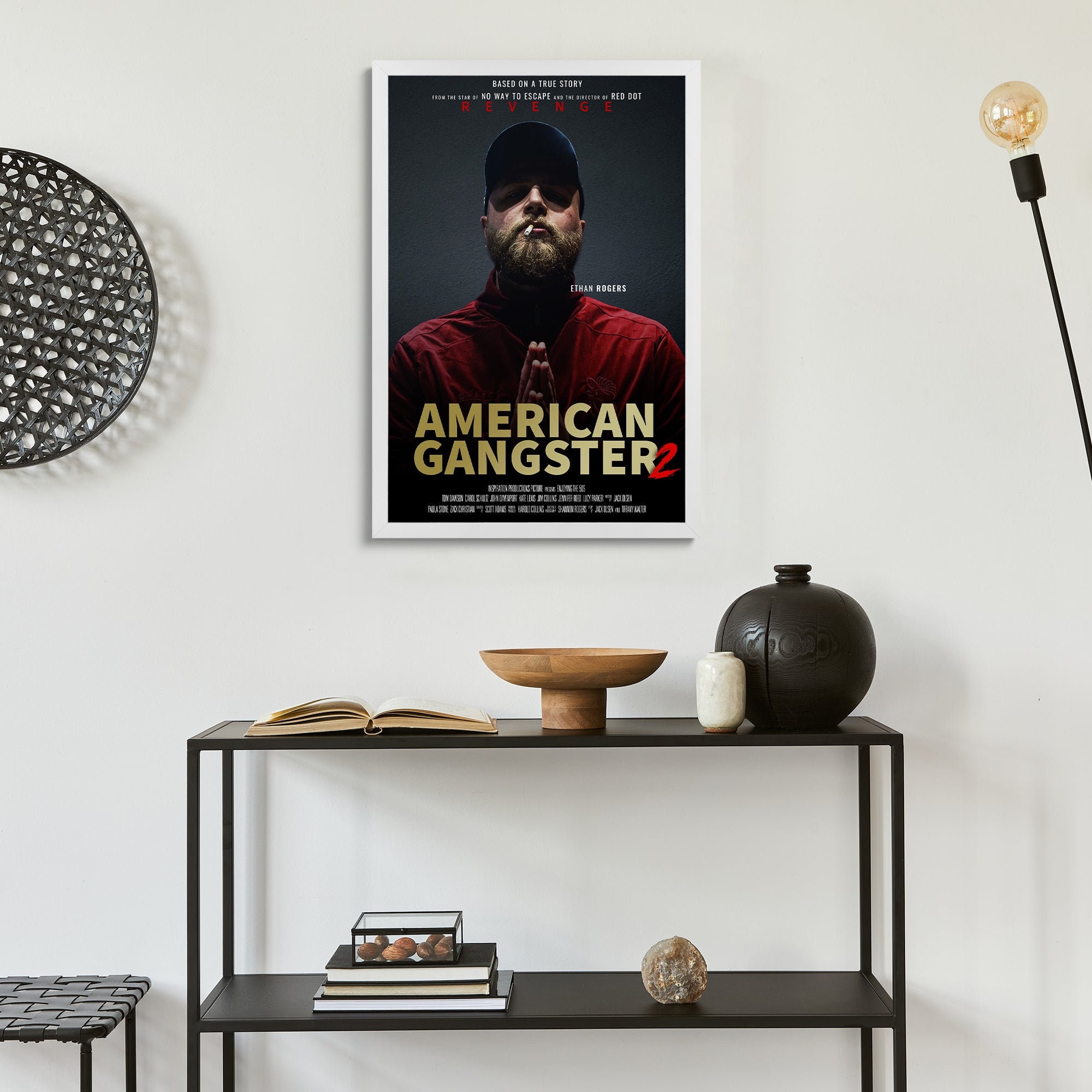 American Gangster Custom Movie Poster, Personalized Design, Wall Decor ...