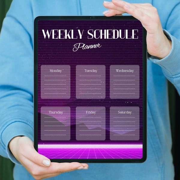 Printable Weekly Planner - Etsy